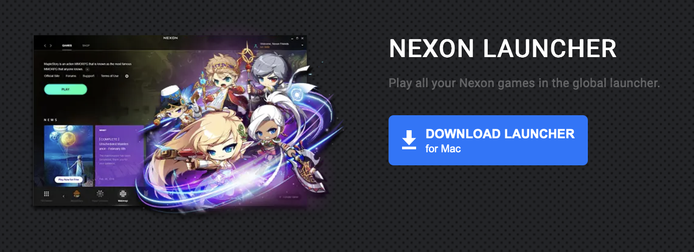 Download the Nexon Launcher – MapleStory